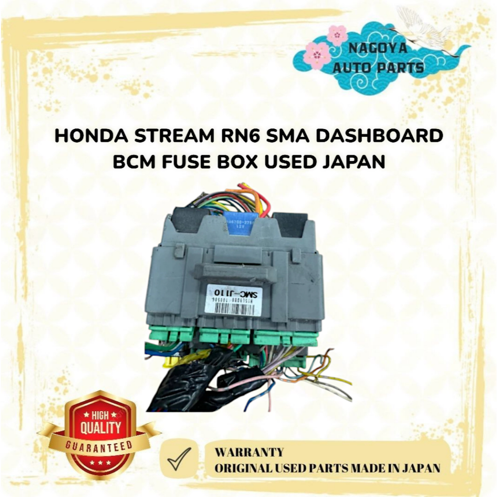 HONDA STREAM RN6 SMA DASHBOARD BCM FUSE BOX USED JAPAN | Shopee Malaysia