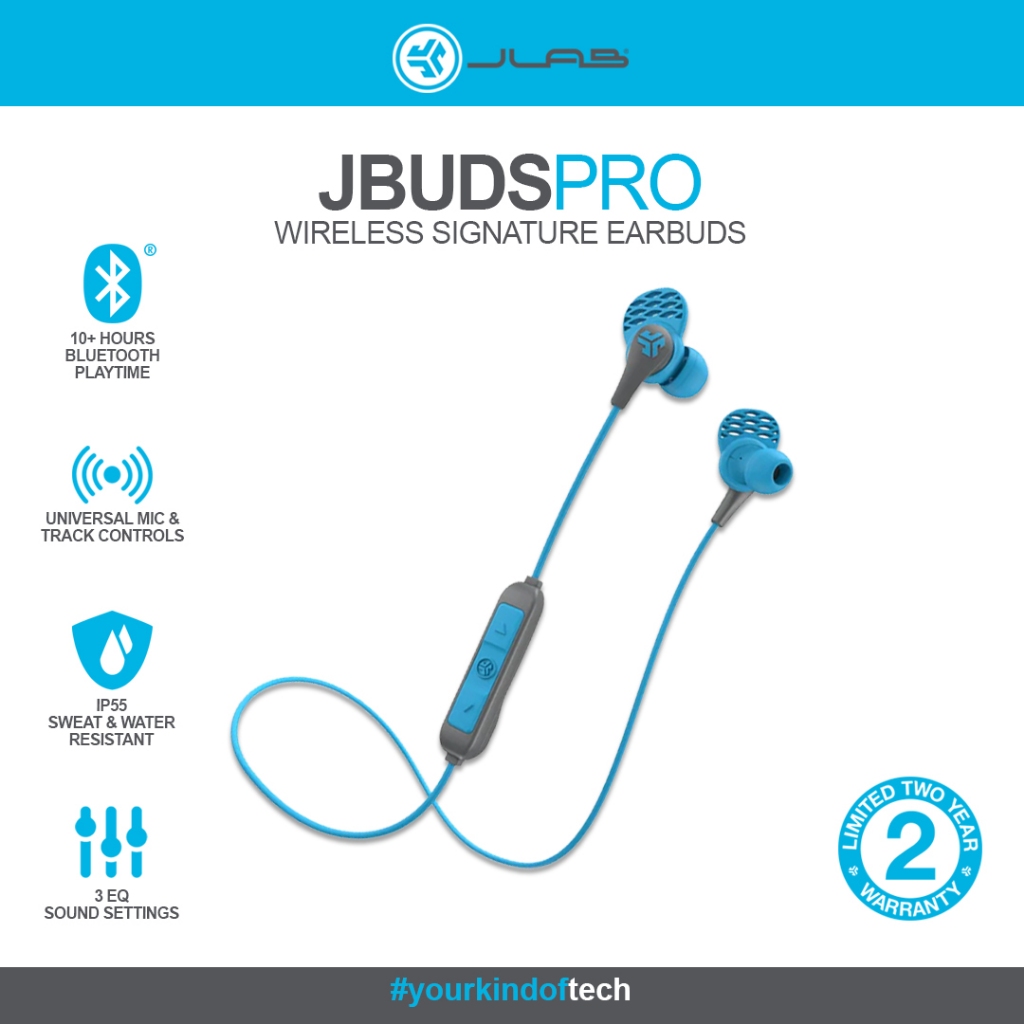 JLAB JBuds Pro Wireless Signature Earbuds | 10H+ BATTERY LIFE | NOISE ...