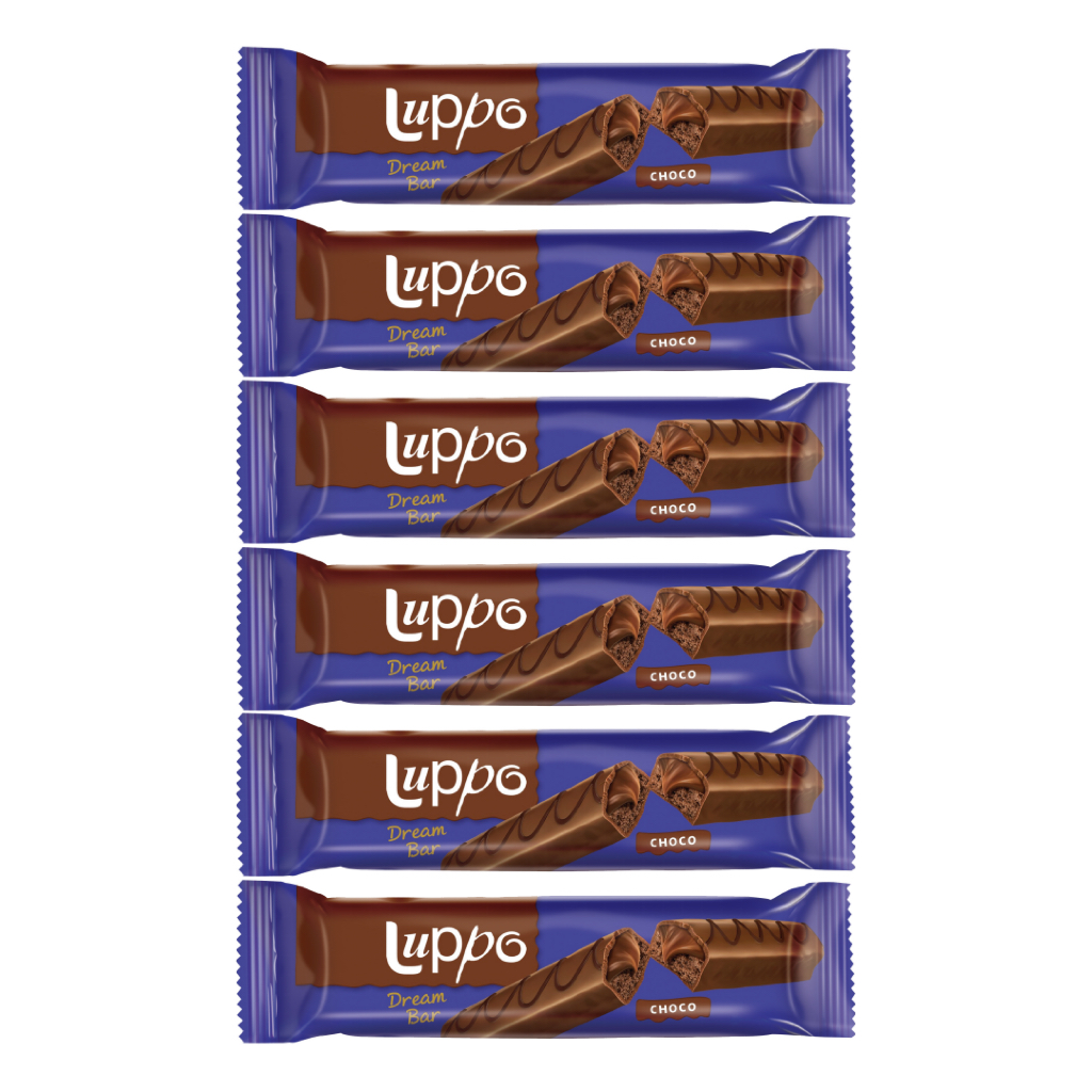 Luppo Dream Bar Cake Chocolate 50g - (Pack of 6) | Shopee Malaysia
