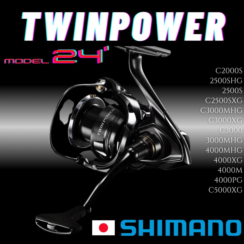 [Shimano] 24' Twin Power spinning reel, Fishing reel | Shopee Malaysia