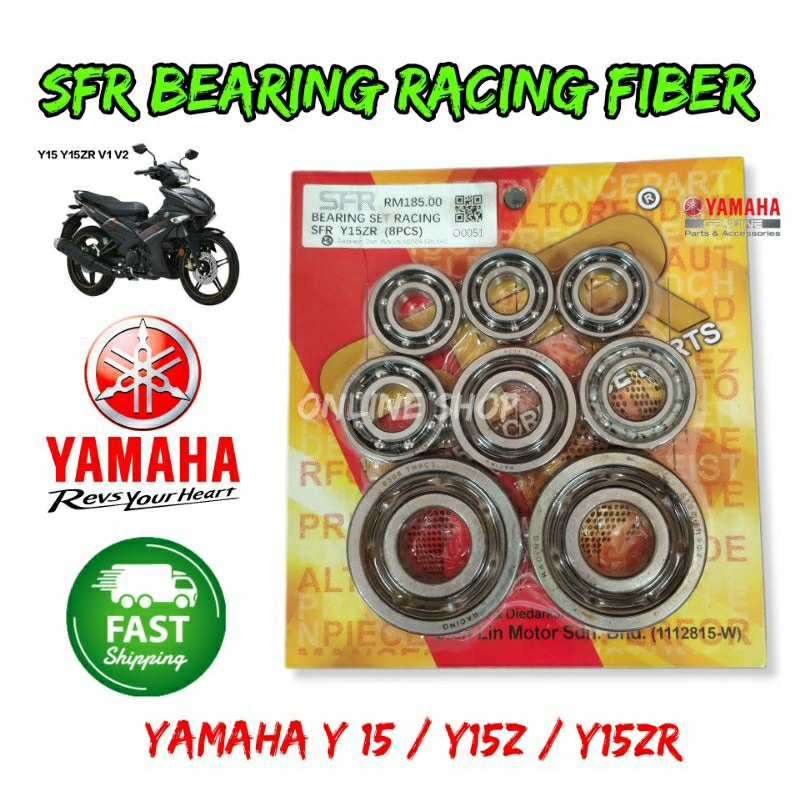 Yamaha Y15 Y15Z Y15ZR Engine Bearing Racing Fiber Japan Technology 100% ...