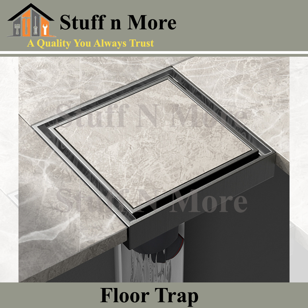 Floor Trap Tile Insert Stainless Steel Toilet Drain Grating | Shopee ...