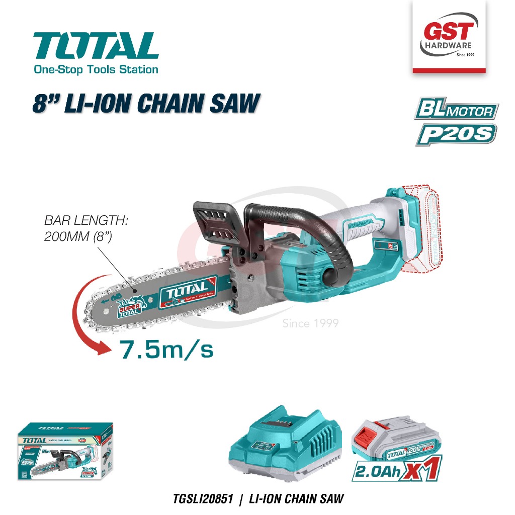 🔥 8" TOTAL Chainsaw Cordless Chainsaw Electric Chain Saw Electric Chain ...