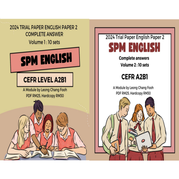 V1V2 COMBO HARDCOPY & PDF 2024 Trial Paper SPM English Paper 2 A2B1 Level by Mr. Leong | Shopee ...