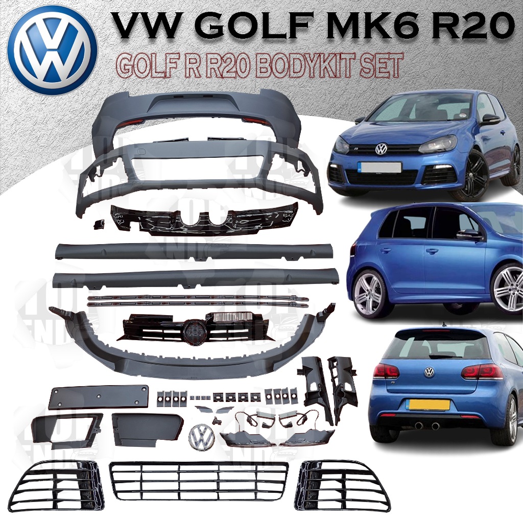 VOLKSWAGEN GOLF MK6 GOLF R R20 FRONT BUMPER SIDE SKIRT REAR BUMPER ...