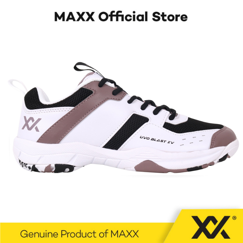 MAXX Sport Shoes UVO BLAST IV - (White- Brown) | Shopee Malaysia