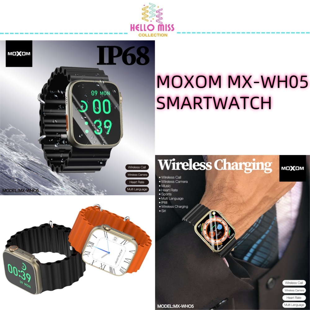 MOXOM MX-WH05 1.96INCH ULTRA SMART WATCH BLUETOOTH V5.1 WATERPROOF IP68 ...