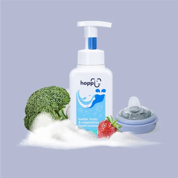 HOPPI BOTTLE, FRUITS & VEGETABLES FOAM CLEANSER | Shopee Malaysia