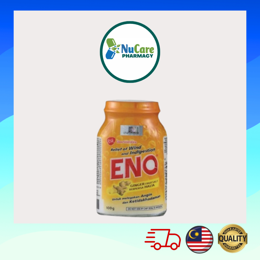ENO POWDER EFFERVESCENT GINGER 100G | Shopee Malaysia