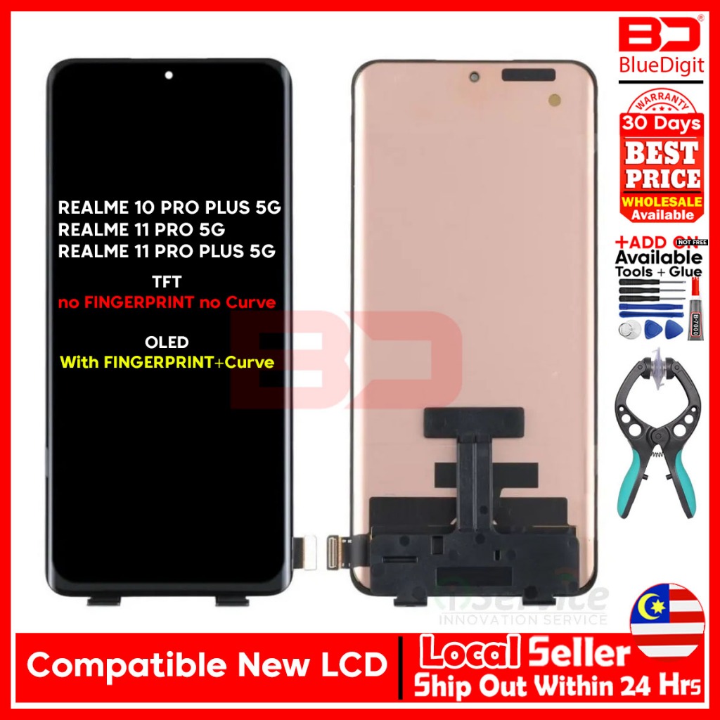 LCD SCREEN DISPLAY FOR REALME 10 PRO PLUS 5G / REALME 11 PRO 5G ...