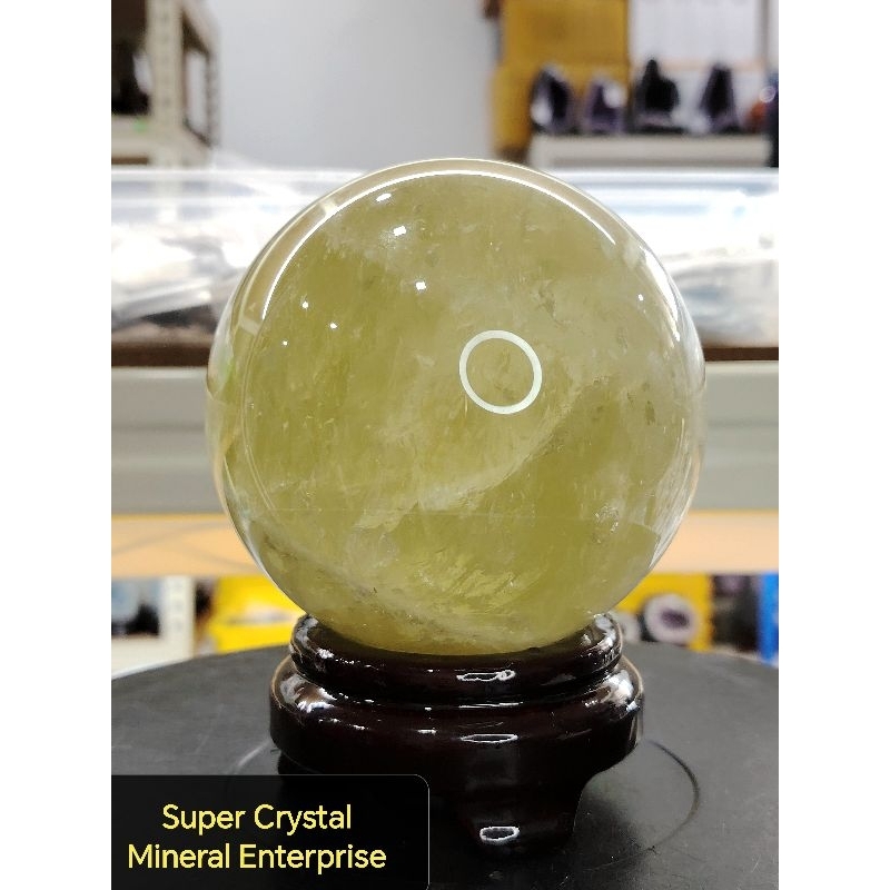 (Local Ready stock/本地现货)天然高等级黄水晶球摆件Natural High Gred Citrine Crystal ...