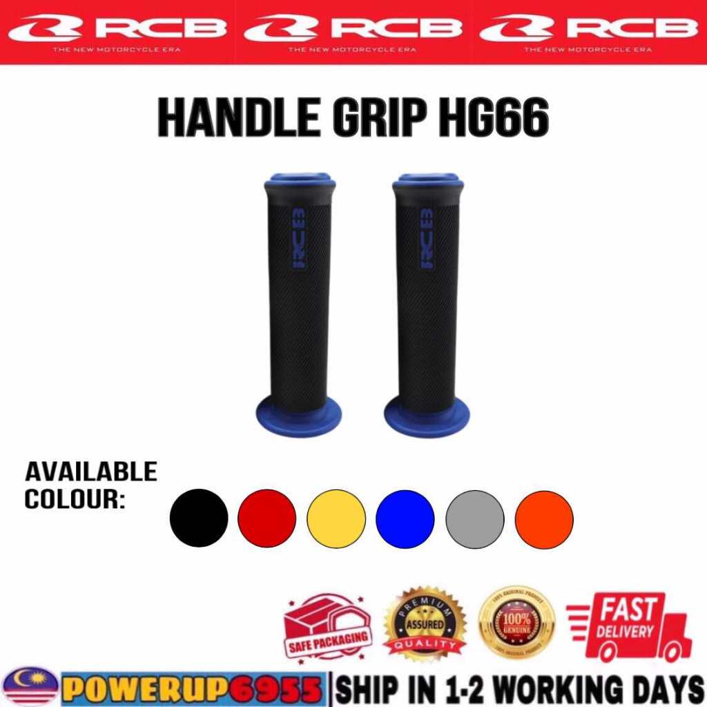 RCB UNIVERSAL HG66 HG 66 THROTTLE HANDLE GRIP RUBBER RACING BOY ...
