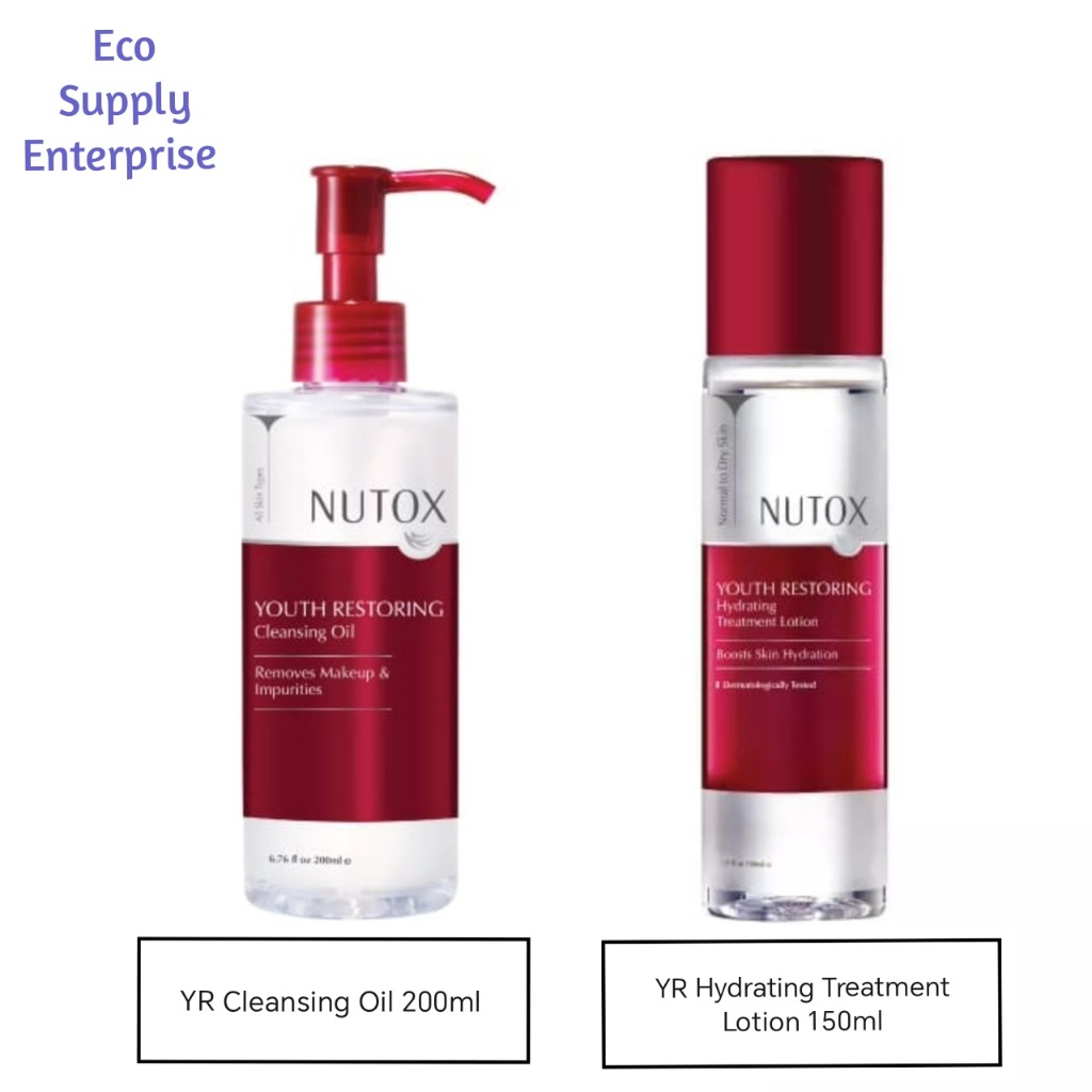 Nutox Youth Restoring Cleansing Oil 200ml/Nutox YR Hydrating Treatment ...