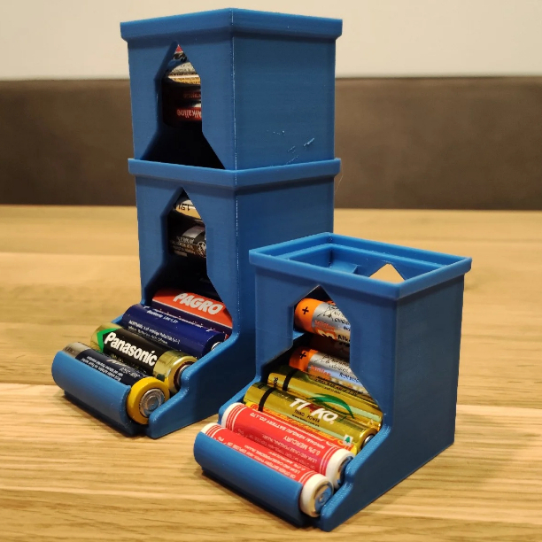 Stackable Battery Dispenser for AAA Batteries | Shopee Malaysia