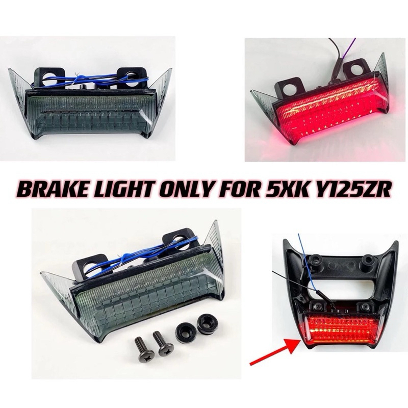 YAMAHA 125ZR Y125 Y125Z NEW Y125ZR REAR SPOILER LIGHT L BAR LAMP LED ...