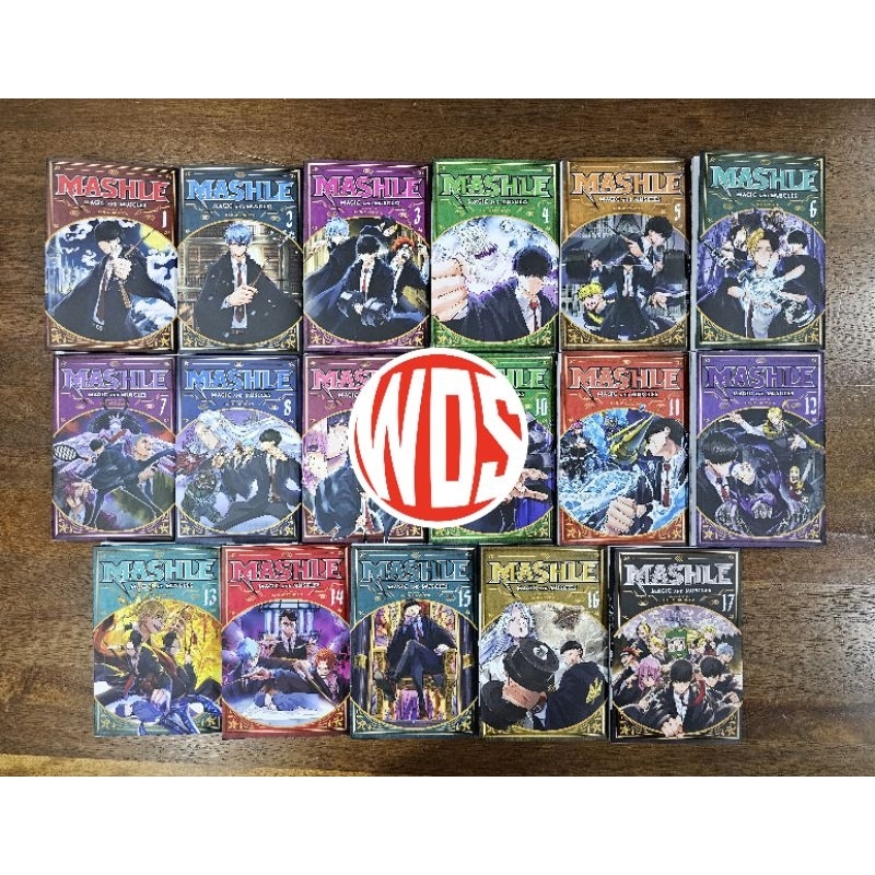 Manga : Mashle Magic And Muscles volume 1-17 ( English version ...