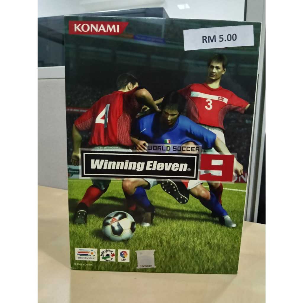 PC Game World Soccer Winning Eleven Original 9 Disc (CD Game) | Shopee ...