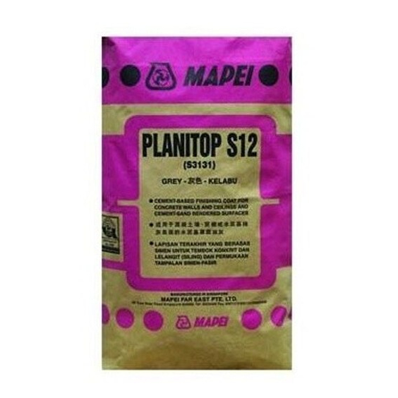 MAPEI PLANITOP S12 ( GREY / WHITE ) SKIMCOAT Cement-based Water ...