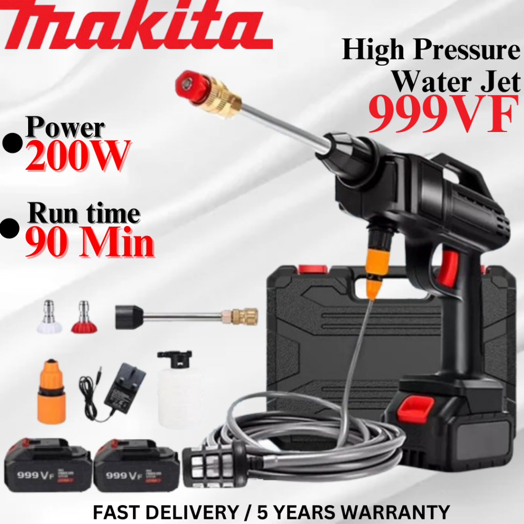 Makita 999VF Cordless Water Jet Water Gun Portable Car Wash High ...