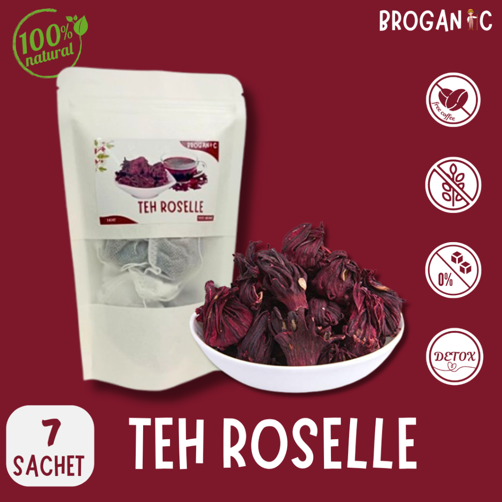 TEH ROSELLE/ HIBISCUS TEA / TEA DETOX / ROSELLE KERING | Shopee Malaysia