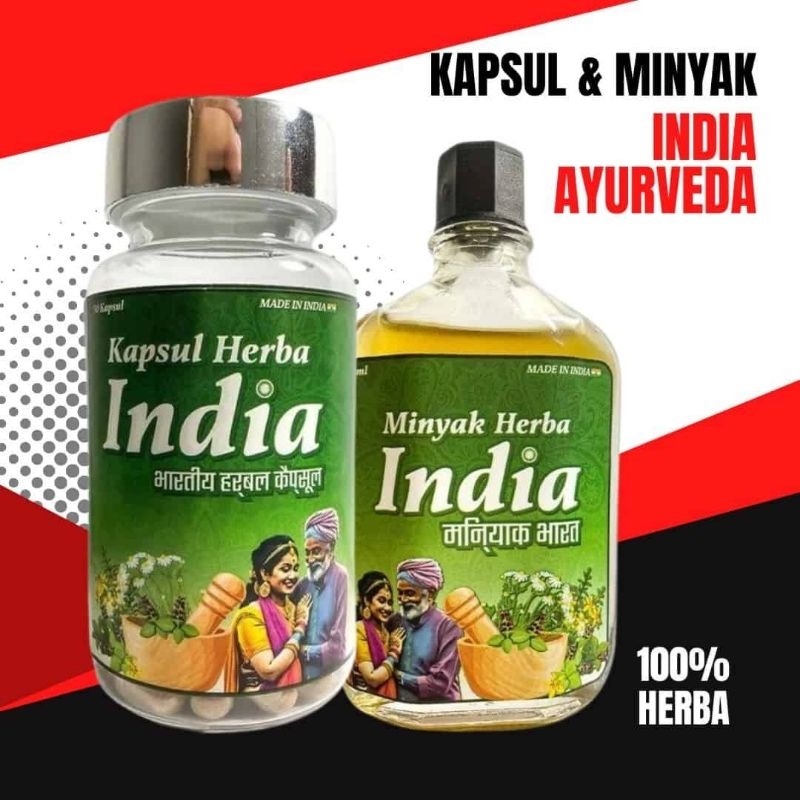 Herba India Ayurveda original 100% herba tingkatkan stamina | Shopee ...
