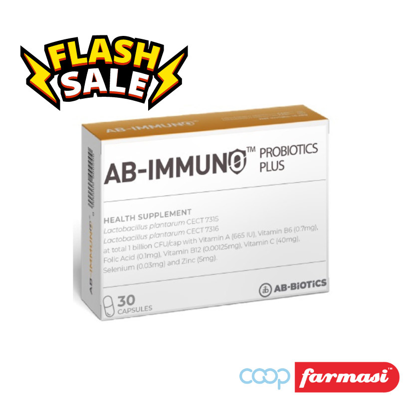 AB-IMMUNO PROBIOTICS PLUS 30'S (EXP 04.2025) | Shopee Malaysia