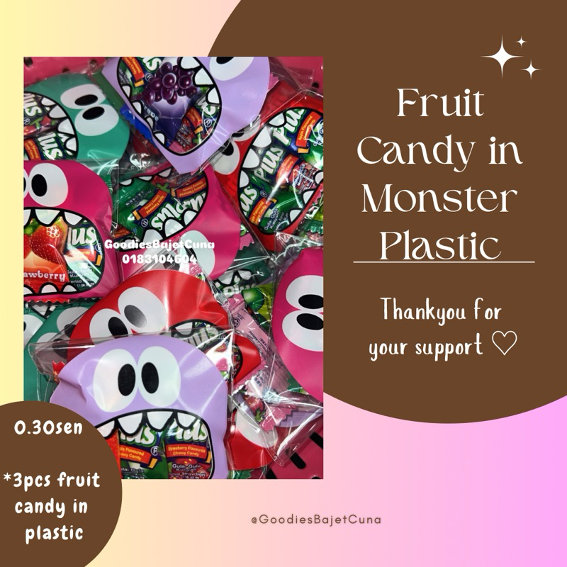 Goodies/Doorgift Fruit Candy Bajet Murah by CunaHomemade untuk majlis ...