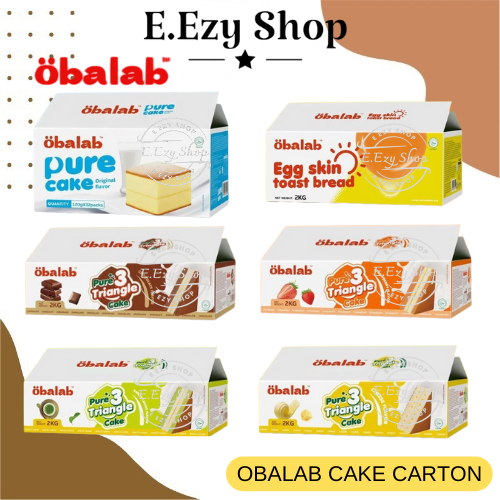 OBALAB BORONG TRIANGLE CAKE PURE CAKE EGGSKIN CARTON | Shopee Malaysia