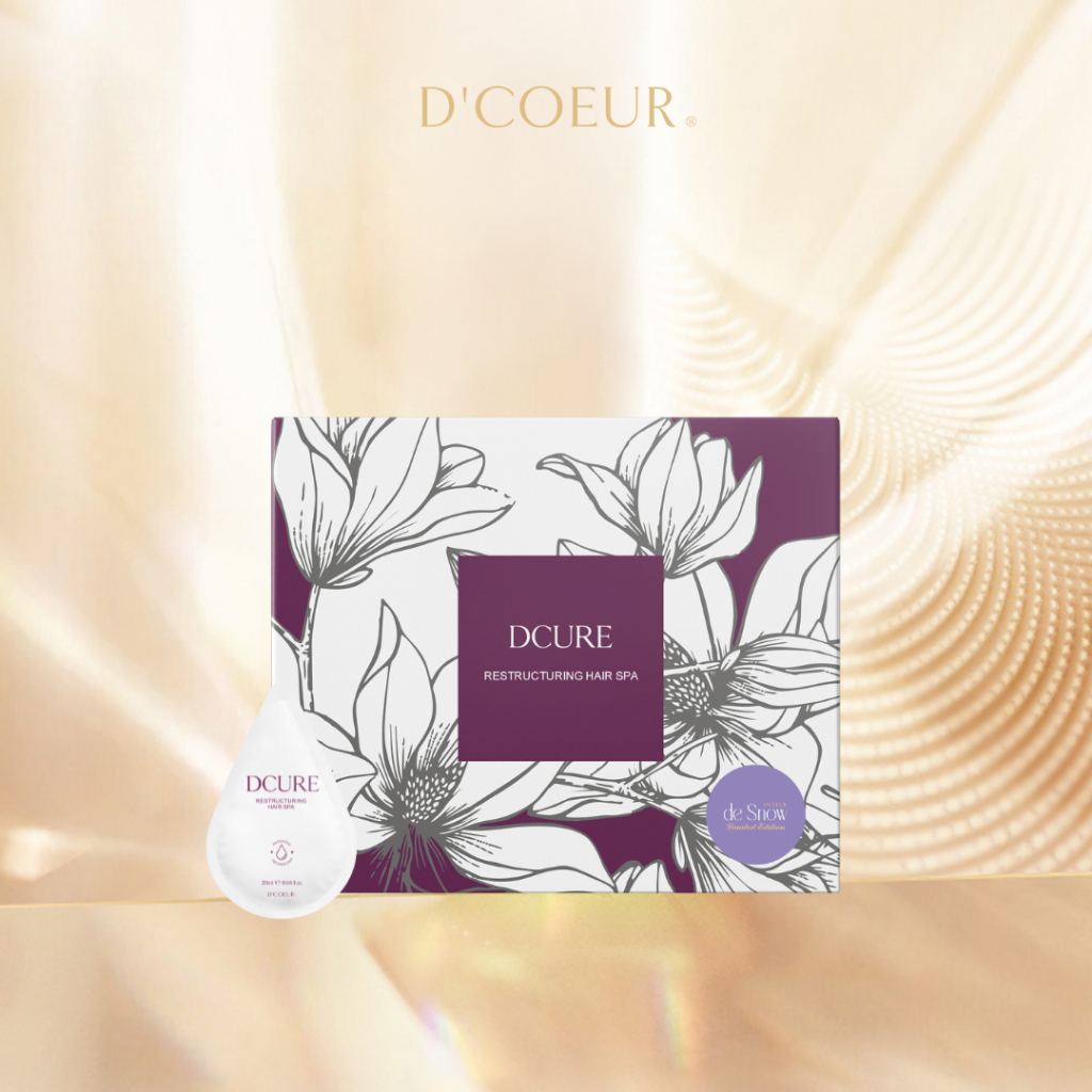 [D'COEUR] DCURE SERIES - HAIR RESRTUCTURING MASK (DESNOW) | Shopee Malaysia