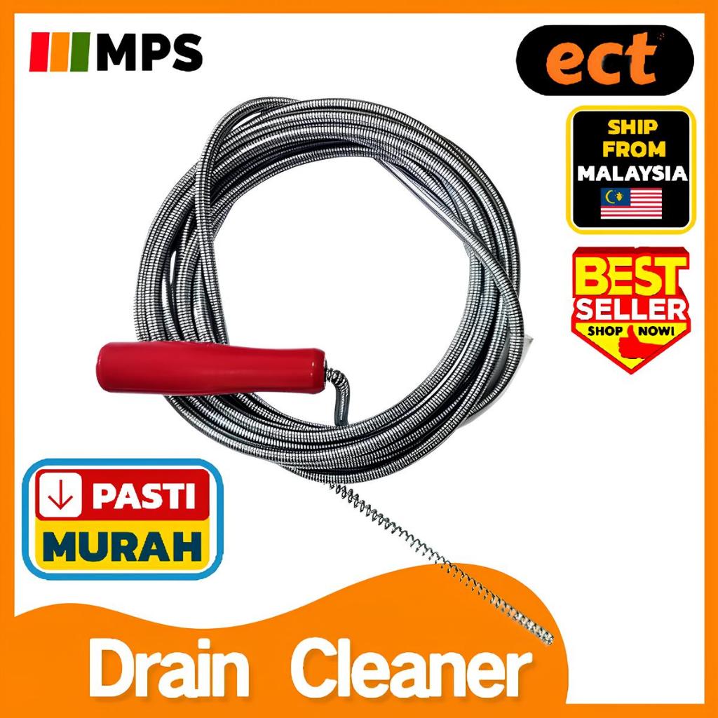 ect Drain Cleaner Bendable Wire Spring Pipeline Dredging Tool Drain ...