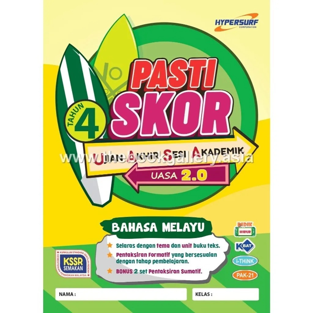 PASTI SKOR UASA Bahasa Melayu Tahun 4 [HYPERSURF] 978-967-443-2362 ...