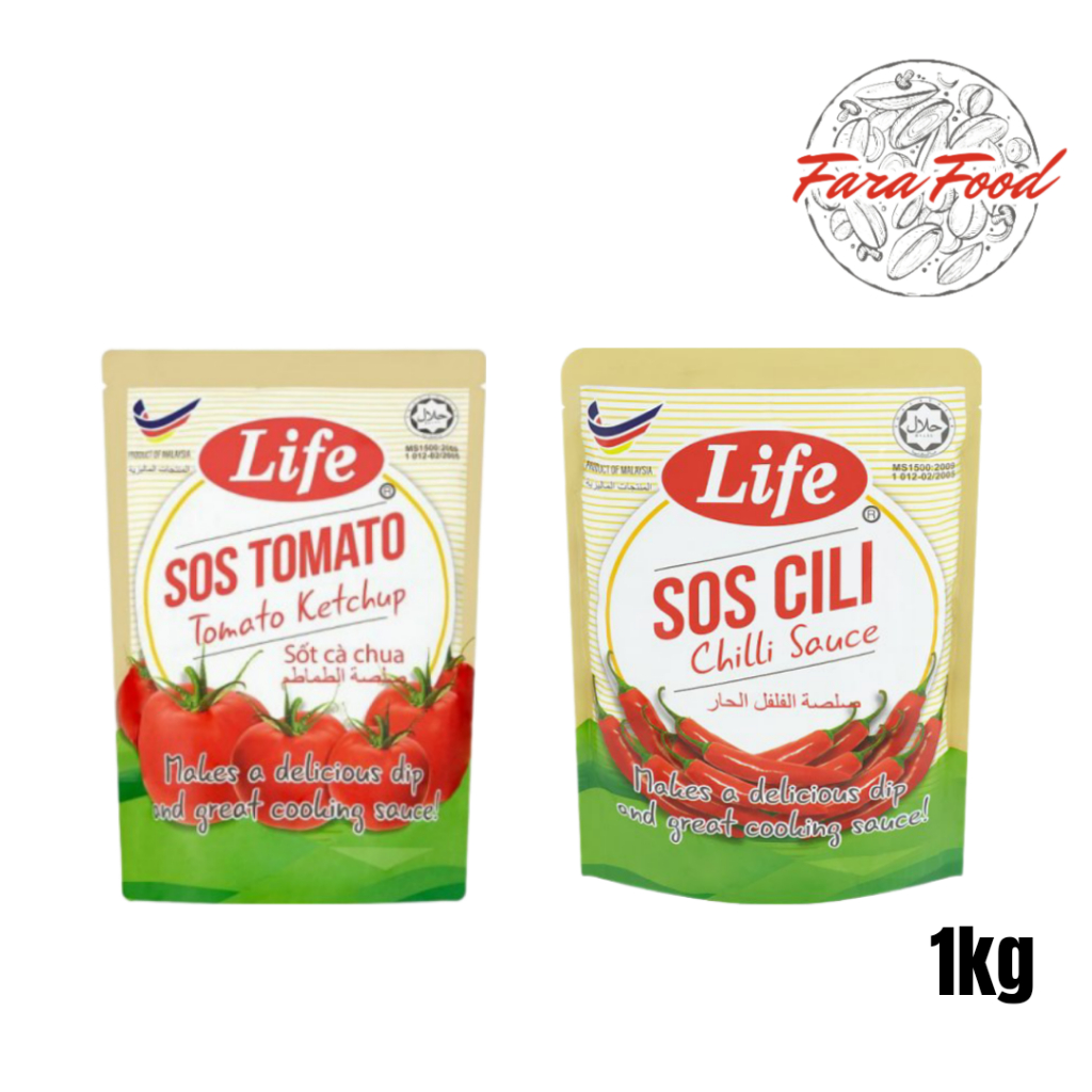 Sauce Sos Cili Chili Life Paket Sos Tomato 1kg | Shopee Malaysia