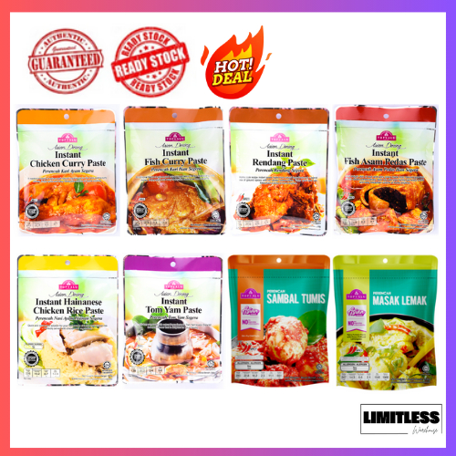 Topvalu Instant Paste Curry Chicken / Curry Fish / Asam Fish / Rendang ...