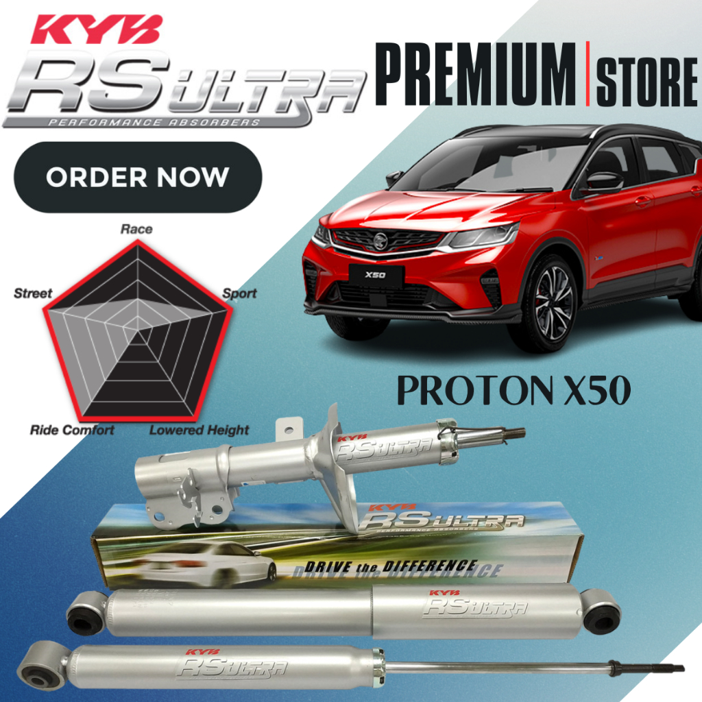PROTON X50 2021 - KYB RS ULTRA HEAVY DUTY SHOCK ABSORBER 100% ORIGINAL GENUINE PART | Shopee ...