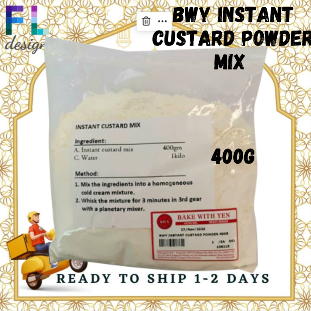 BWY INSTANT CUSTARD POWDER MIX 400G | Shopee Malaysia