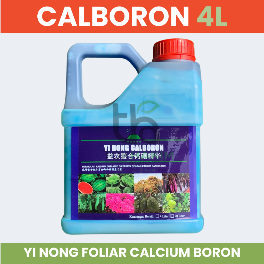 (4L) YI NONG CALBORON Baja Foliar Calcium Boron Mendorong Pokok Tidak ...