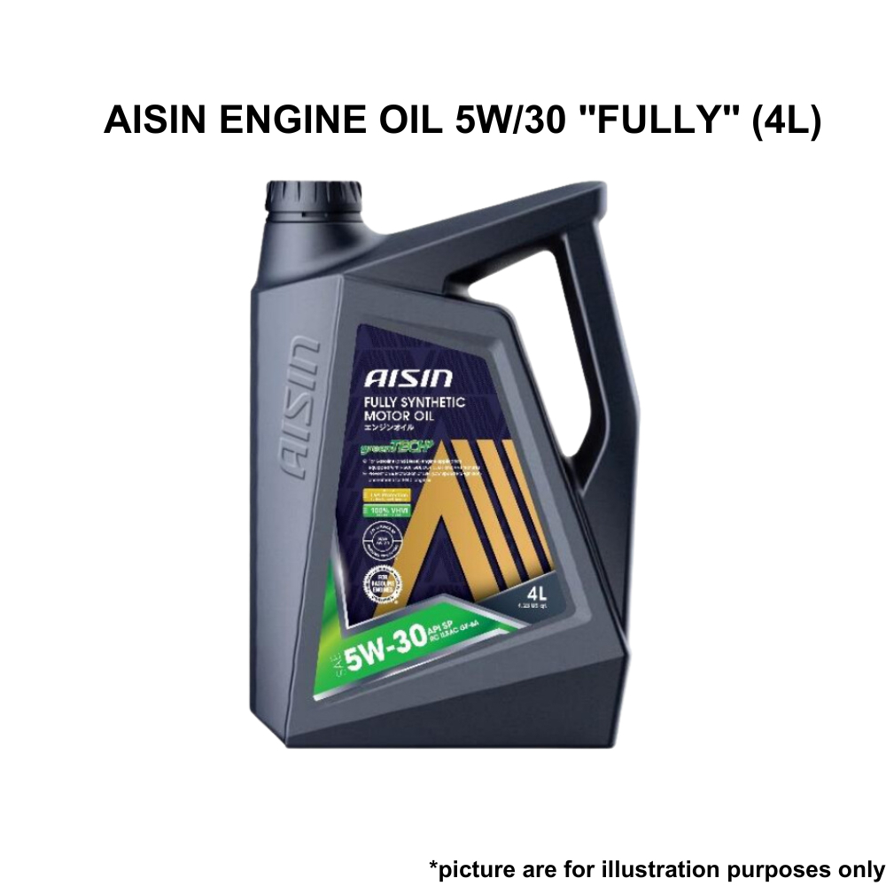 AISIN 5W30 FULLY SYNTHETIC ENGINE OIL 4LITER | Shopee Malaysia
