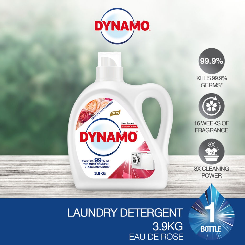 DYNAMO Laundry Detergent Eau De Rose 3.9kg | Shopee Malaysia