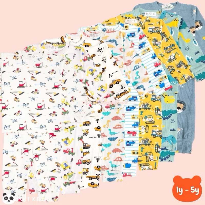 [SIZE: 1Y - 4Y] BBANGEL Kids Boys Girls Cute Stretchy SNUG FIT PLEATED ...