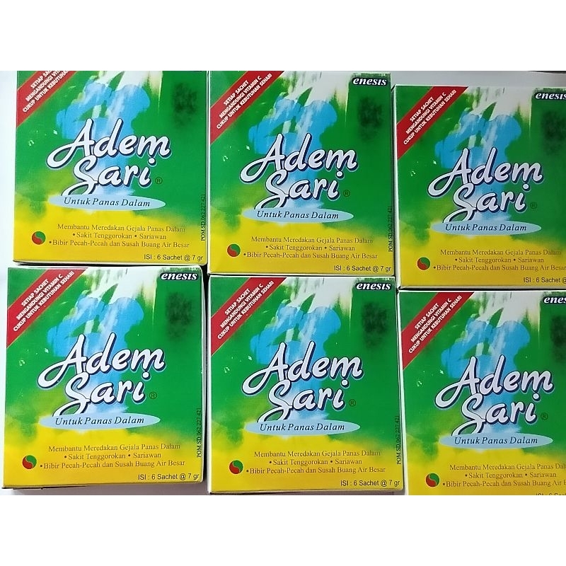 ADEM SARI UNTUK PANAS DALAM (6kotak) | Shopee Malaysia
