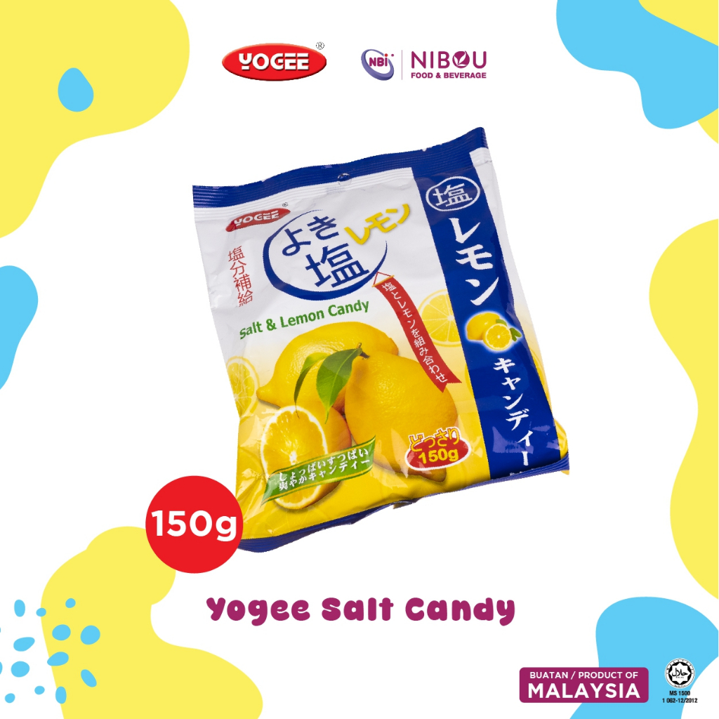 YOGEE Candy Salt Lemon & Milk ( 130gm ) HALAL | Shopee Malaysia