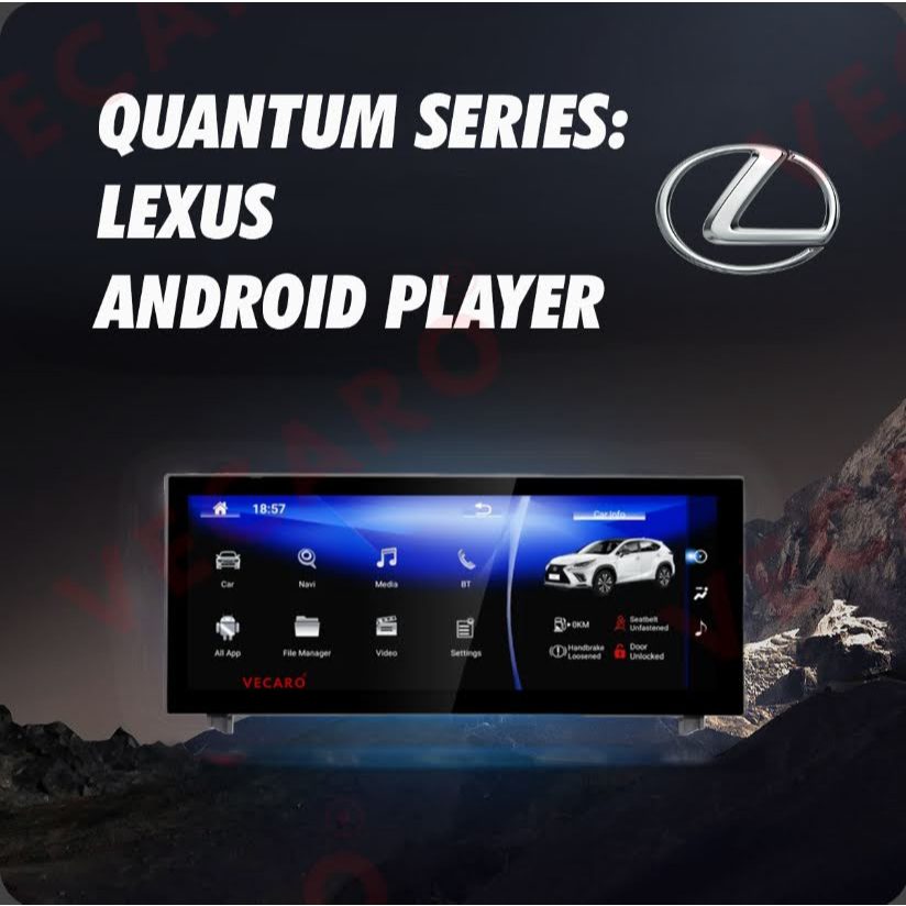 Lexus RX Android Screen Retrofit / 2K Screen / 12.3 Inch / Android ...