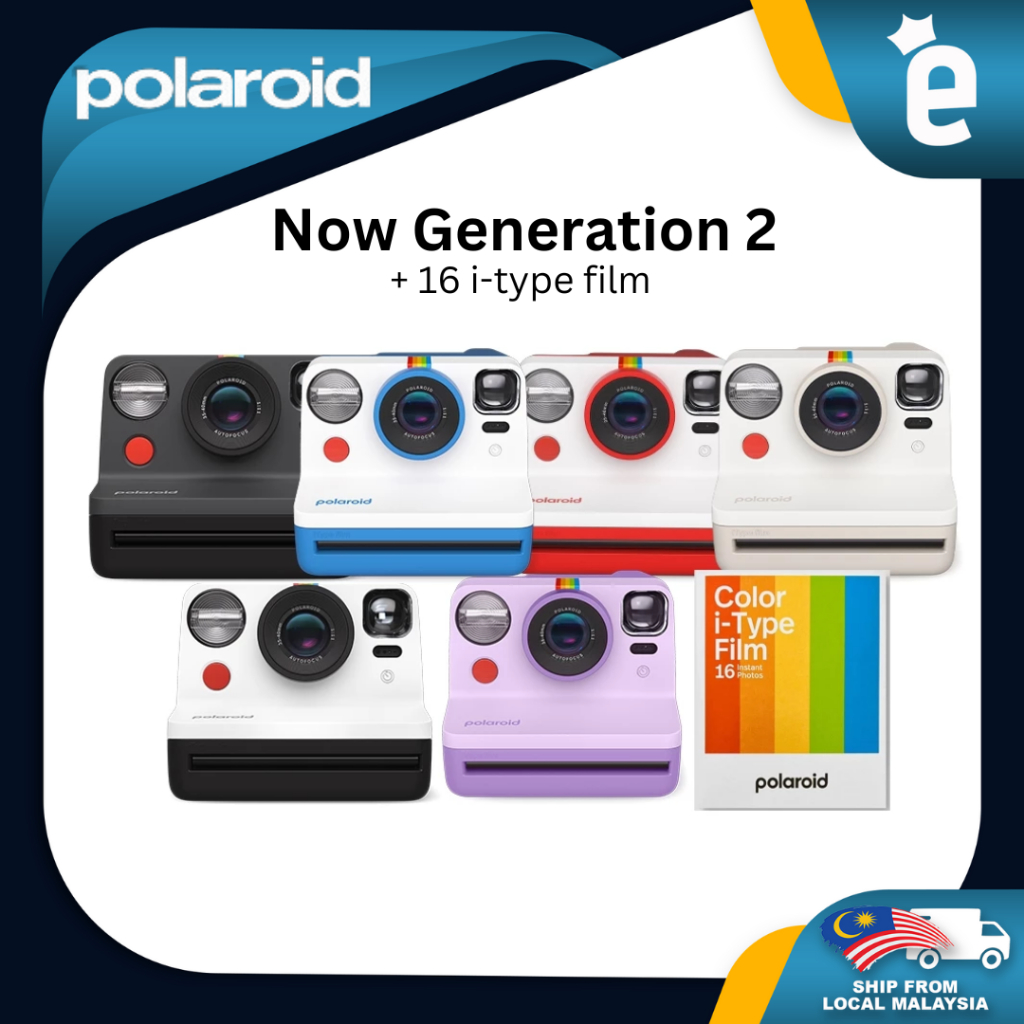 Polaroid Now Generation 2 i-Type Instant Camera | Shopee Malaysia