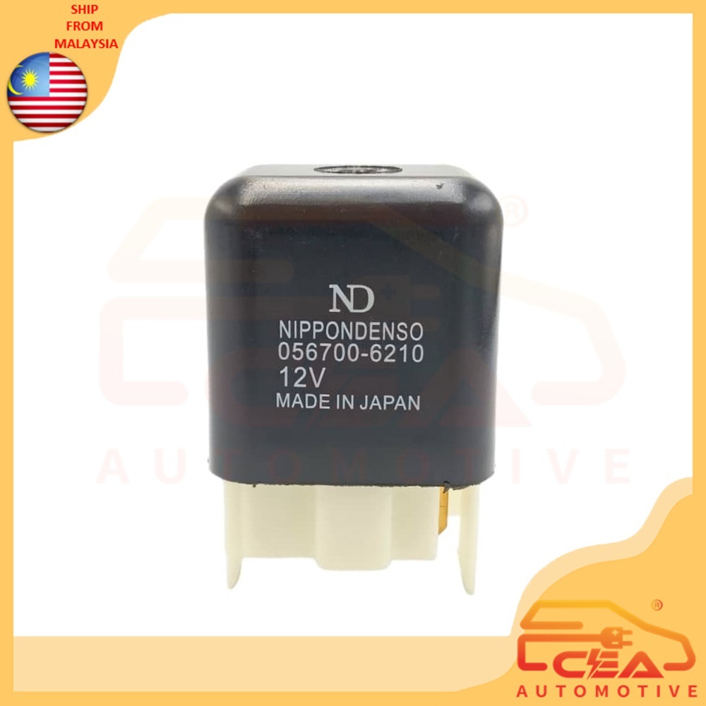 5 PIN 12V RELAY 100% ORIGINAL NIPPONDENSO RELAY 056700-6210 FOR TOYOTA ...