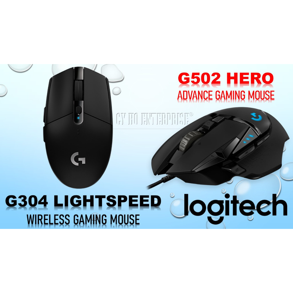Logitech G502 HERO ADVANCE / G304 LIGHTSPEED WIRELESS GAMING MOUSE ...