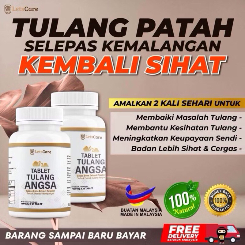 OFFER‼️ (POST TODAY) LETSCARE TABLET TULANG ANGSA GOOSE BONE POWDER ...