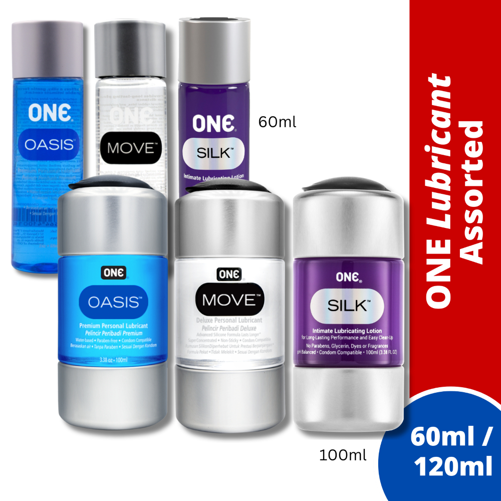 ONE Lubricant - Assorted (60ml/100ml) [ Oasis | Move | Silk ] | Shopee Malaysia