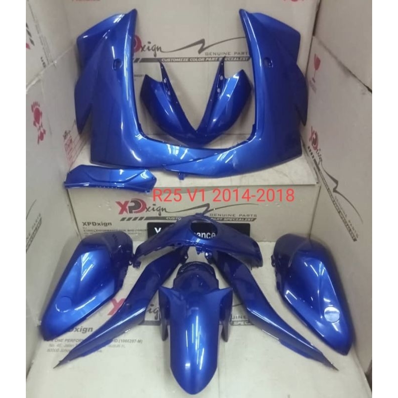 YAMAHA R25 V1 2014-2018 COVERSET BODY COVERSET | Shopee Malaysia