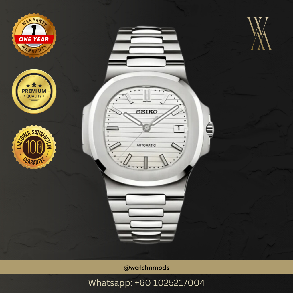 [READY STOCK] Seiko Mods NH35 Automatic Movement - Nautilus White ...