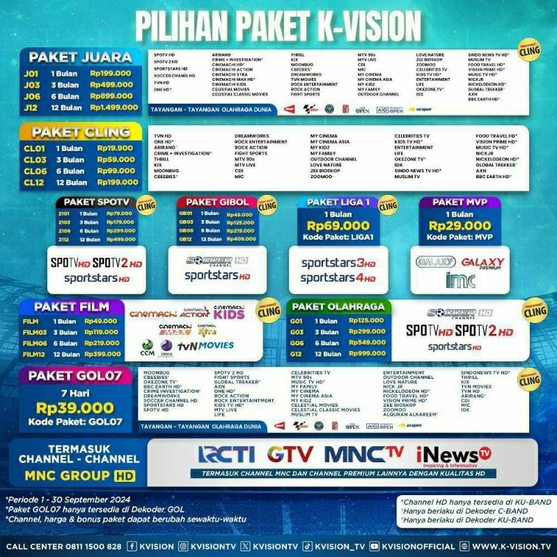 Top Up Paket K-Vision | Shopee Malaysia